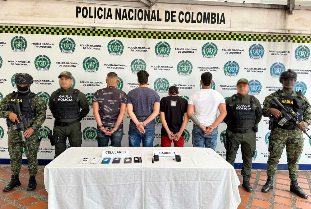 Cuatro capturados en Pereira por extorsión en operativo del GAULA ...